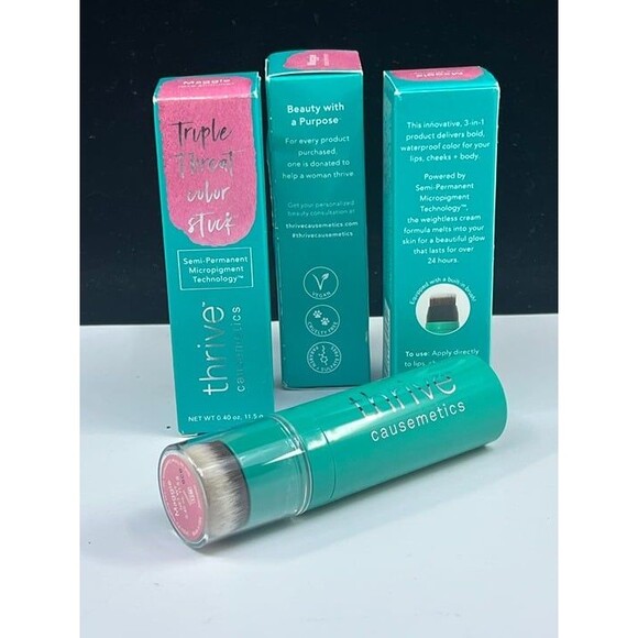 thrive causmetics | Makeup | Thrive Causemetics Triple Threat Color ...